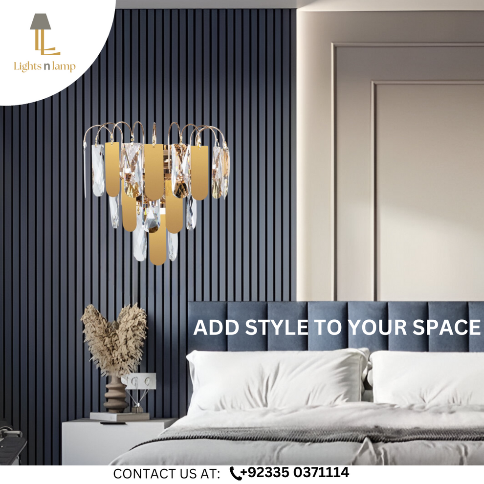 MODERN CRYSTAL STRIPES WALL LIGHT – Lights n Lamp
