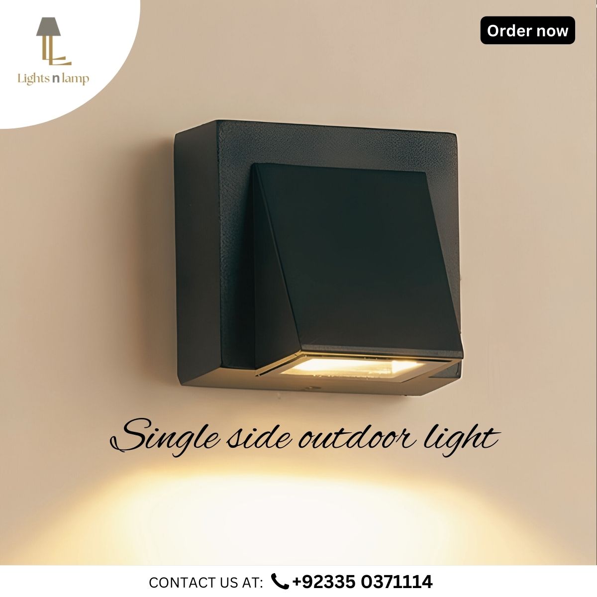 SINGLE SIDED 3W LED OUTDOOR WALL LAMP – Lights n Lamp