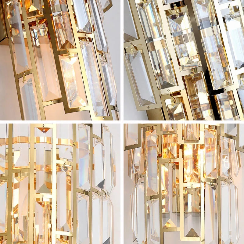 CRYSTAL GLASS SHADE WALL LIGHT – Lights n Lamp